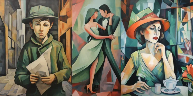 Cubism Surrealism Modern Wall Art Midjourney Prompt | PromptBase