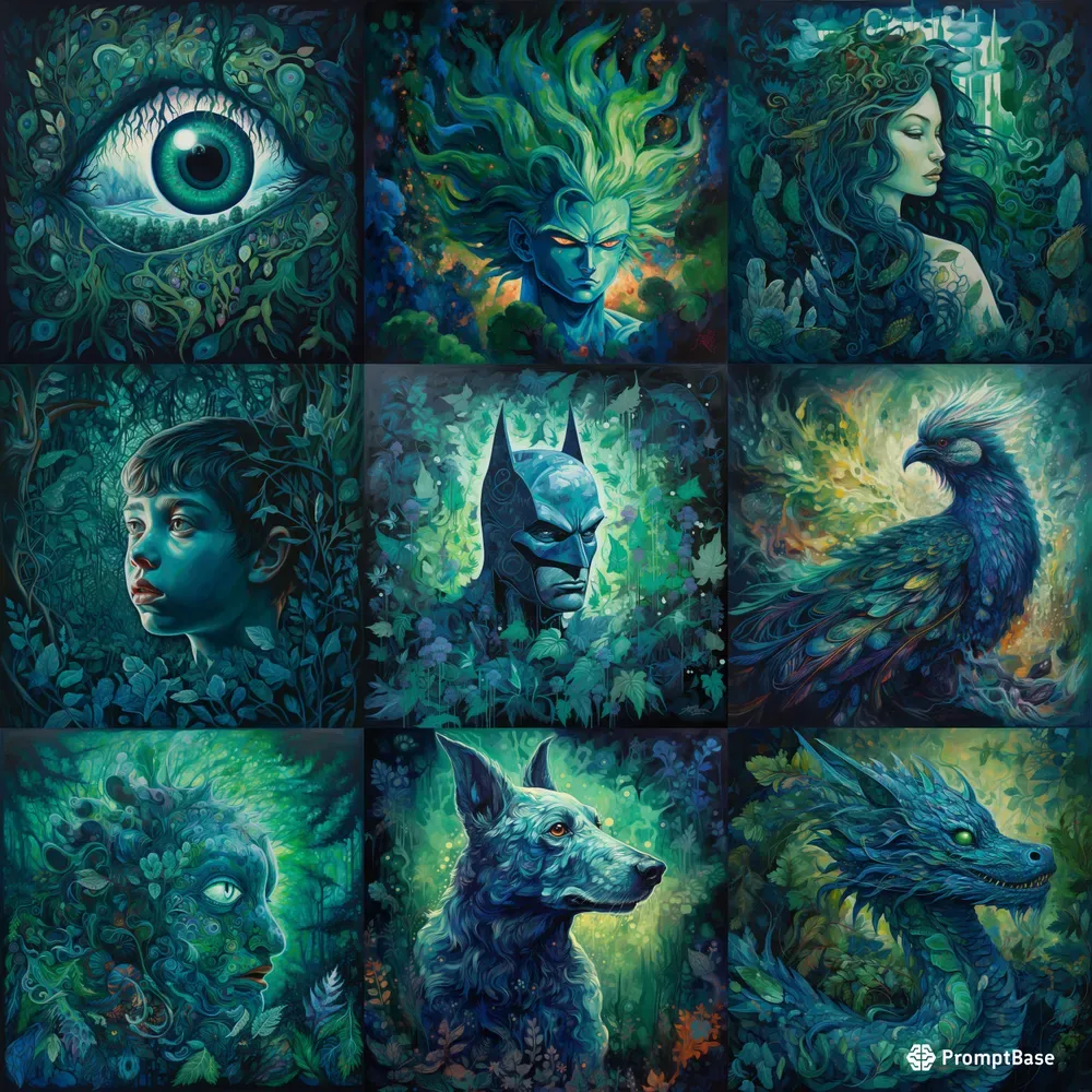 Rainforest Portraits Midjourney Prompt | PromptBase