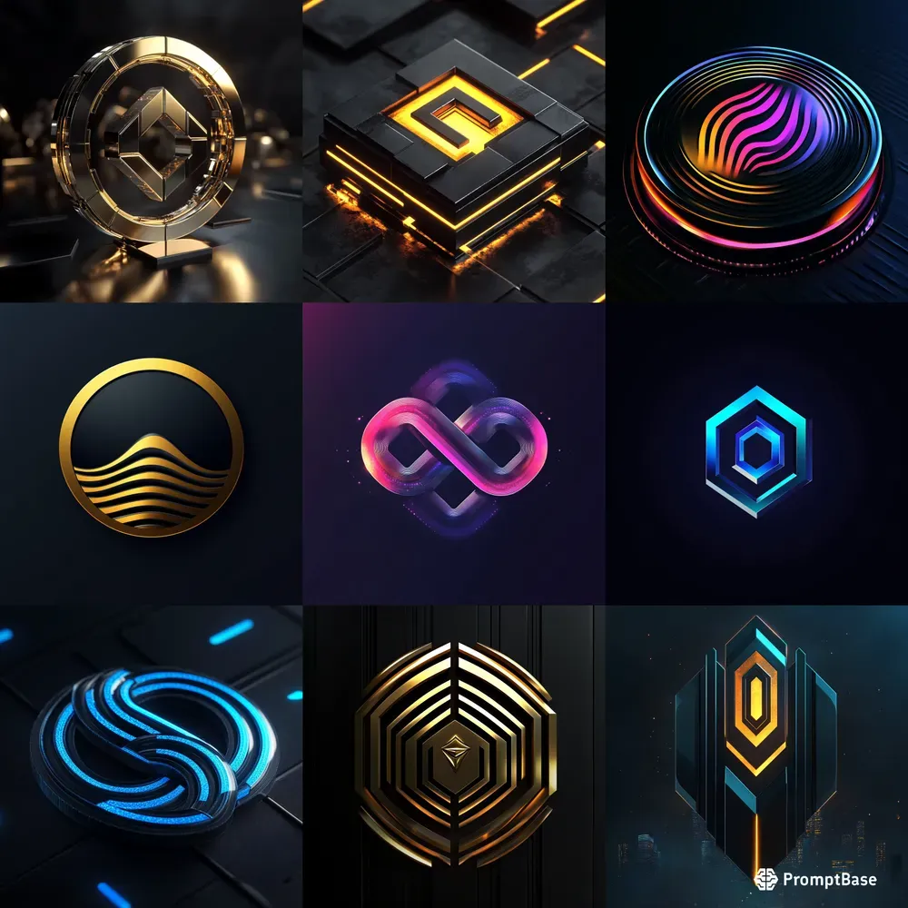 Stable Coins 3D Logos Midjourney Prompt | PromptBase