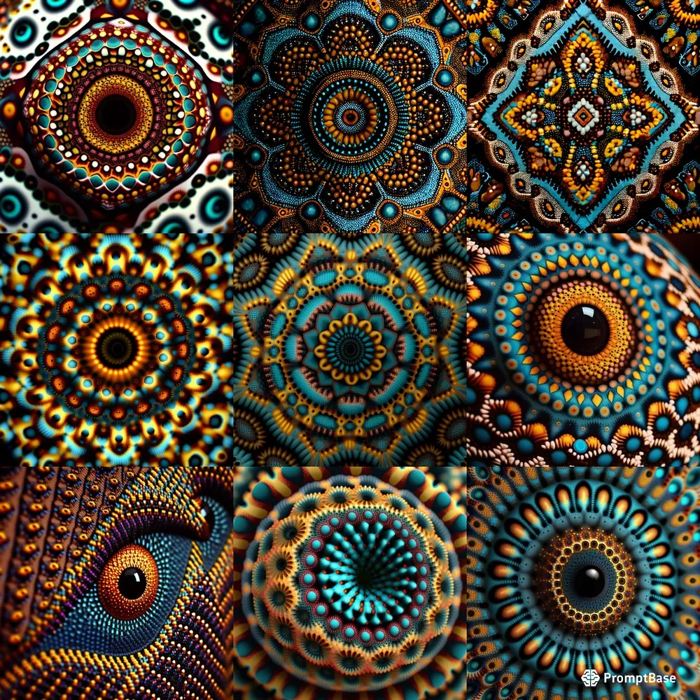 Realistic Visual Patterns Midjourney Prompt | PromptBase