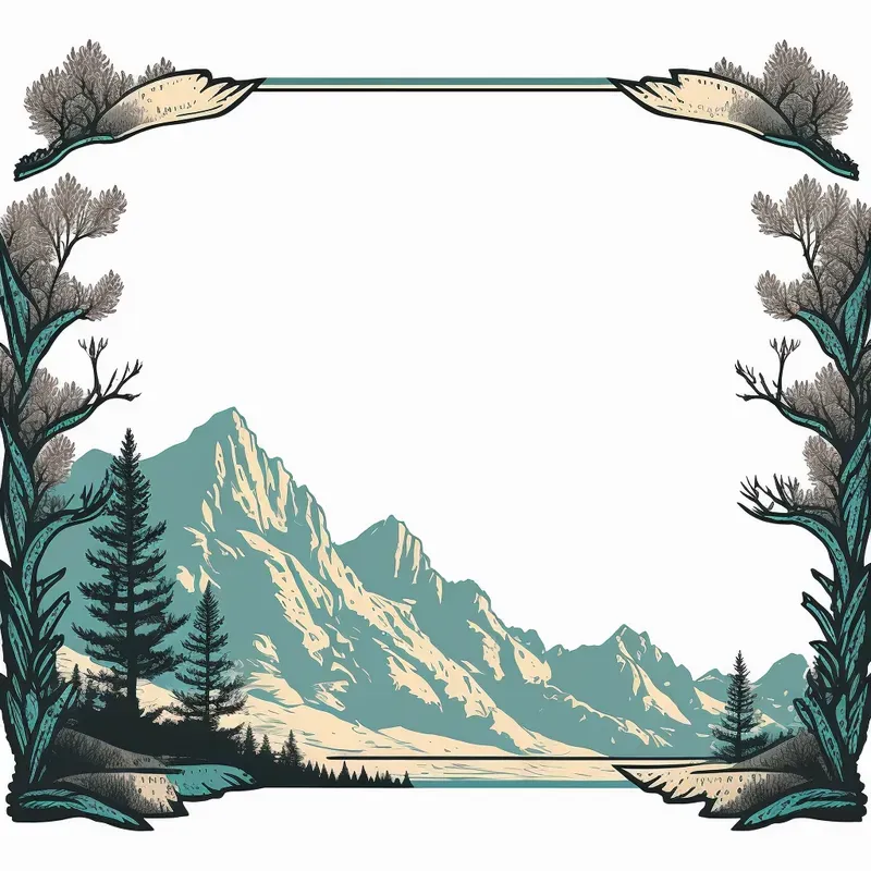 Beautifully Illustrated Border Frames Midjourney Prompt | PromptBase