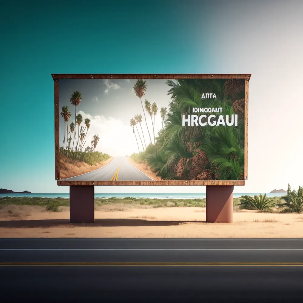 Premium Highway Billboard Designs Midjourney Prompt | PromptBase