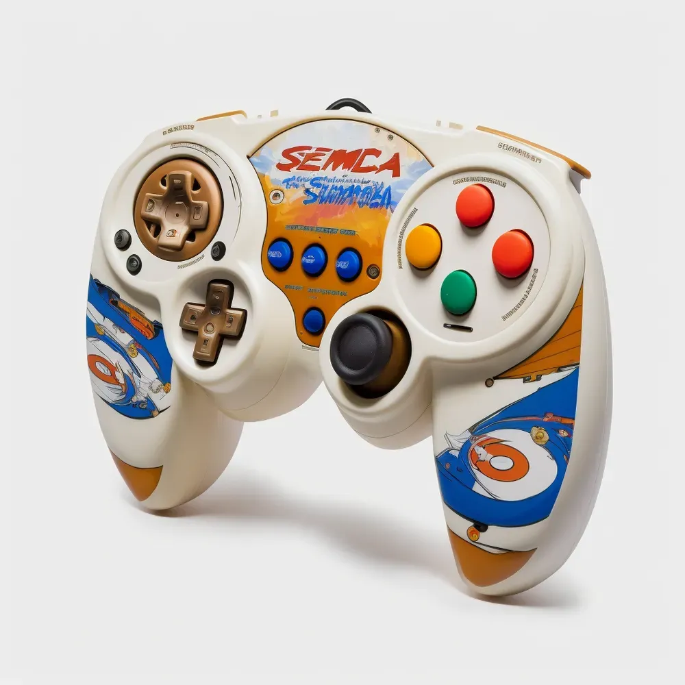 Custom Painted Gaming Controller Designs Midjourney Prompt | PromptBase