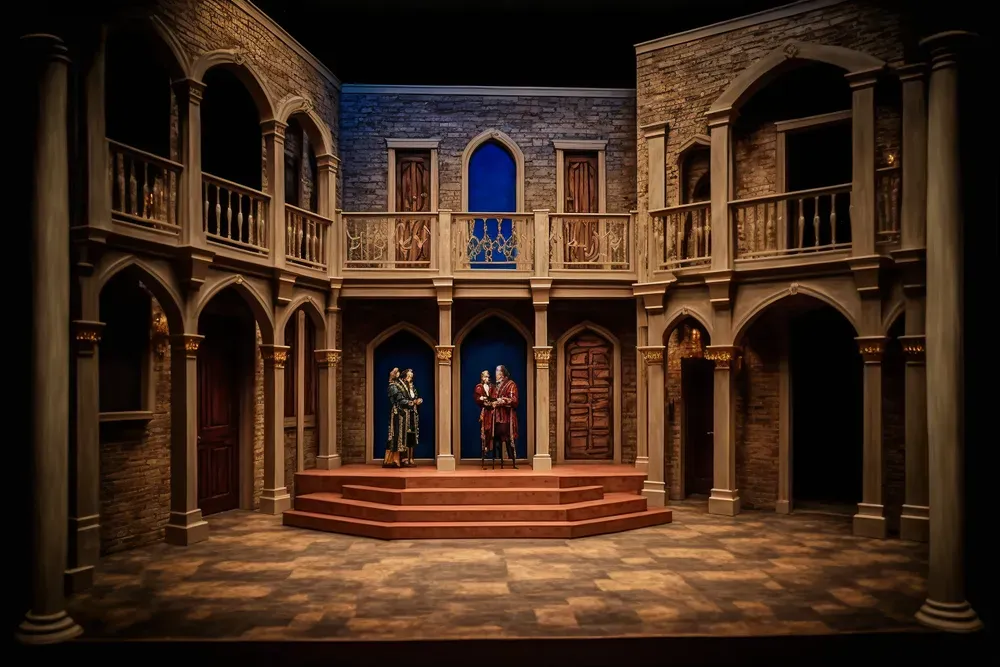 Theater Stage Play Set Designs Midjourney Prompt | PromptBase