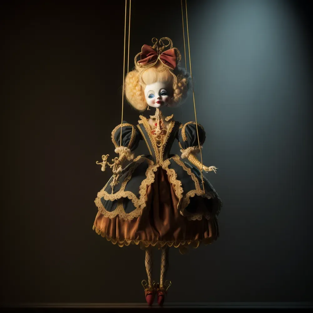 Hand Crafted Marionette Puppet Designs Midjourney Prompt | PromptBase