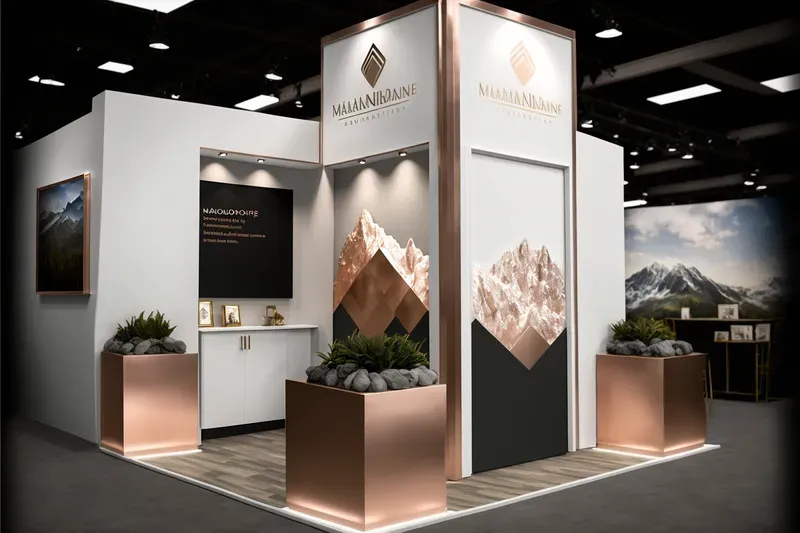 Premium Trade Show Booth Designs Midjourney Prompt | PromptBase
