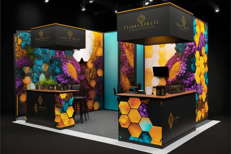 Premium Trade Show Booth Designs Midjourney Prompt | PromptBase