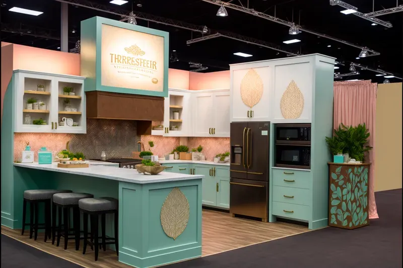 Premium Trade Show Booth Designs Midjourney Prompt | PromptBase