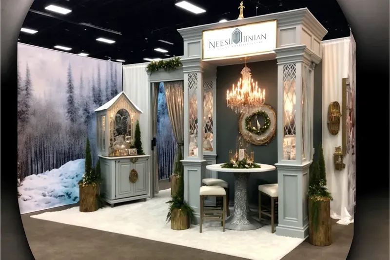 Premium Trade Show Booth Designs Midjourney Prompt | PromptBase