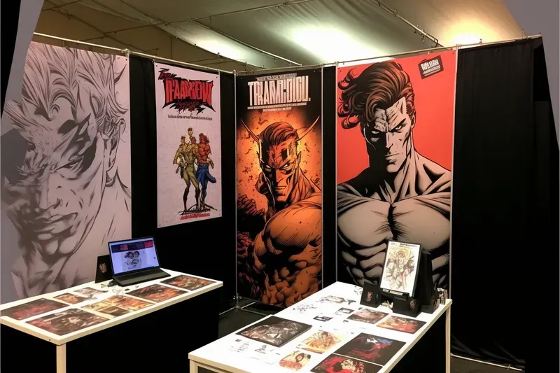 Premium Trade Show Booth Designs Midjourney Prompt | PromptBase