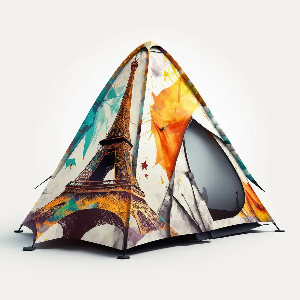 Beautiful Camping Tent Designs Midjourney Prompt | PromptBase