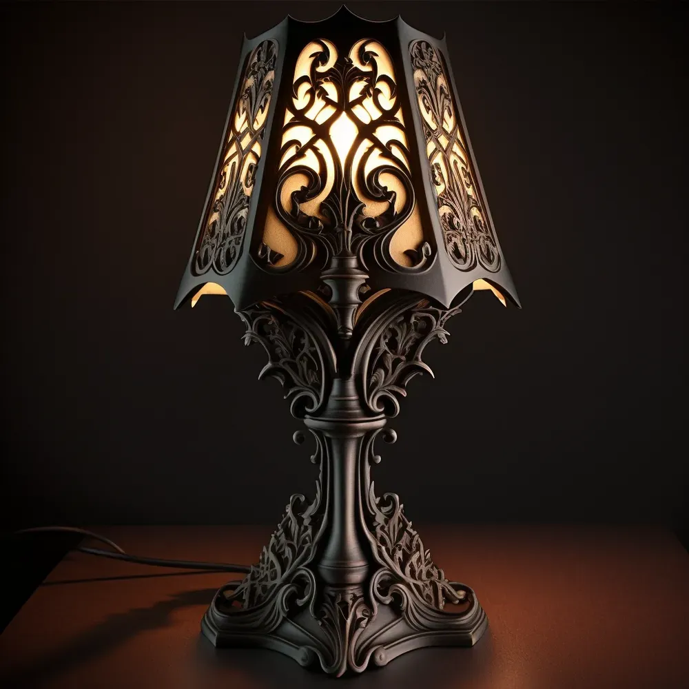 Decorative Desk Lamp Designs Midjourney Prompt | PromptBase