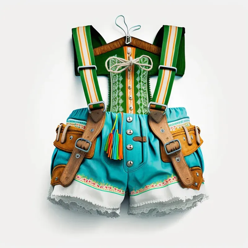 German Lederhosen Designs Midjourney Prompt | PromptBase