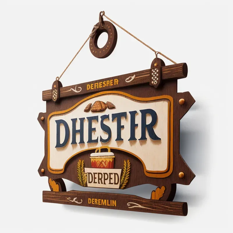 Artistic Hanging Shop Sign Designs Midjourney Prompt | PromptBase