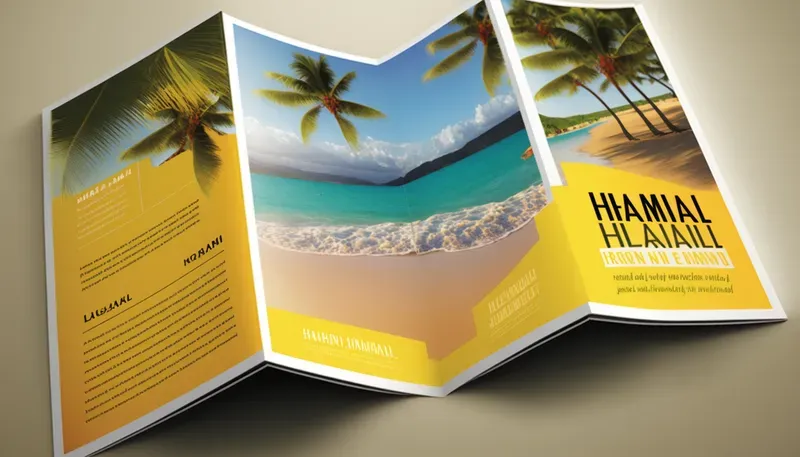 Fold Out Travel Brochure Mockups Midjourney Prompt | PromptBase