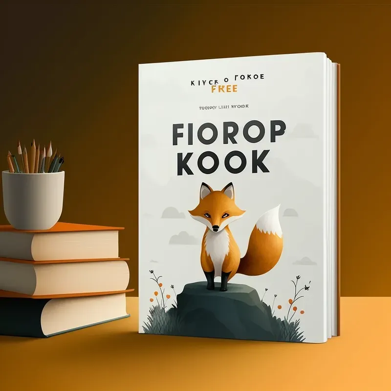 Hardback Book Cover Mockup File Images Midjourney Prompt | PromptBase