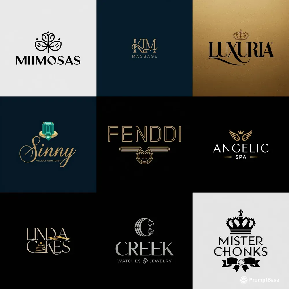 Design Timeless Luxury Brand Logos Ideogram Prompt | PromptBase