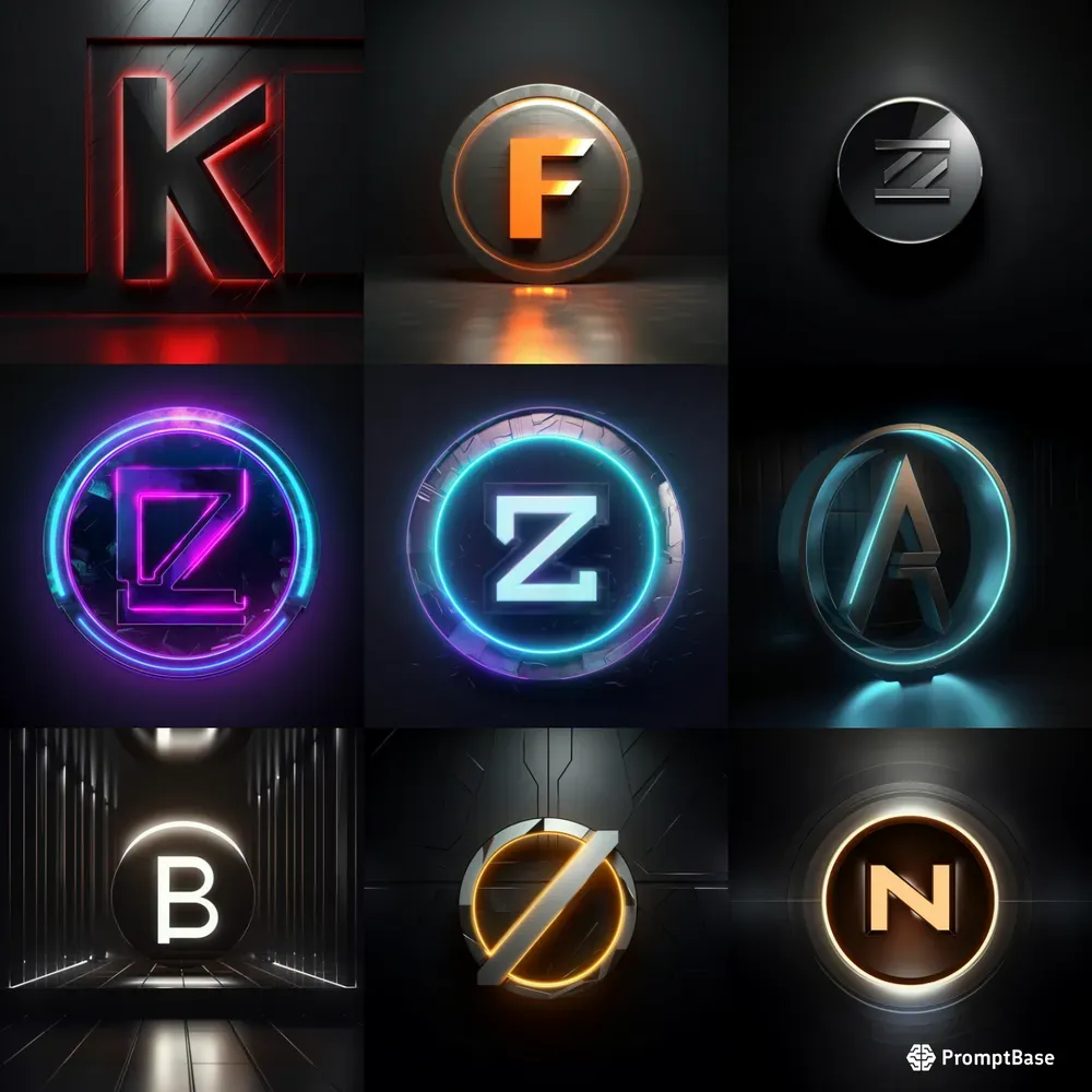 3D Letter Logos Midjourney Prompt | PromptBase