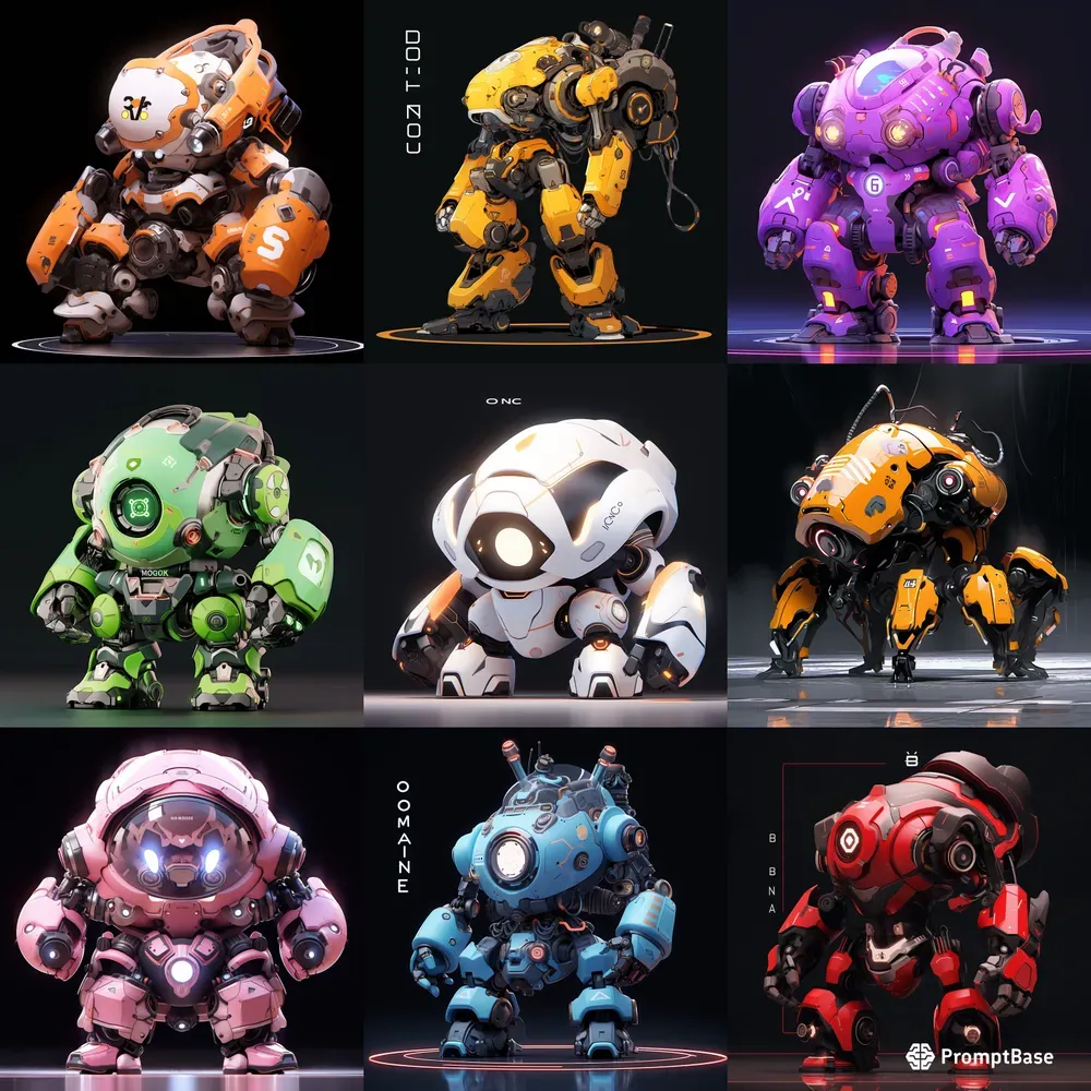 Cute Little Robots Midjourney Prompt | PromptBase