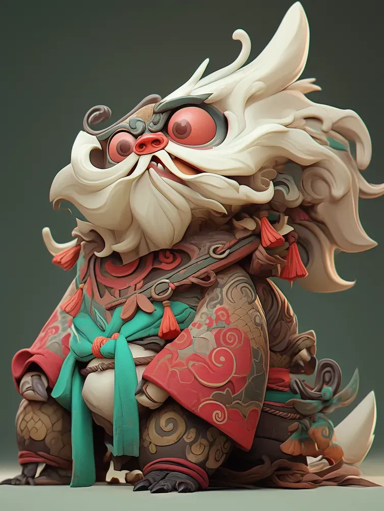 Different Chinese Little Monsters Midjourney Prompt | PromptBase