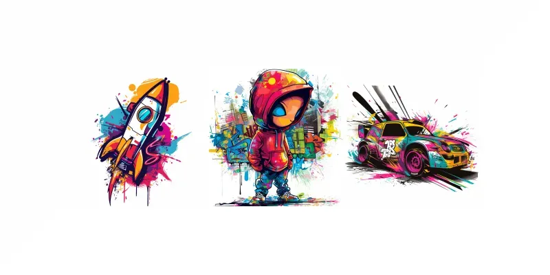 Urban Graffiti Style Logos Midjourney Prompt | PromptBase