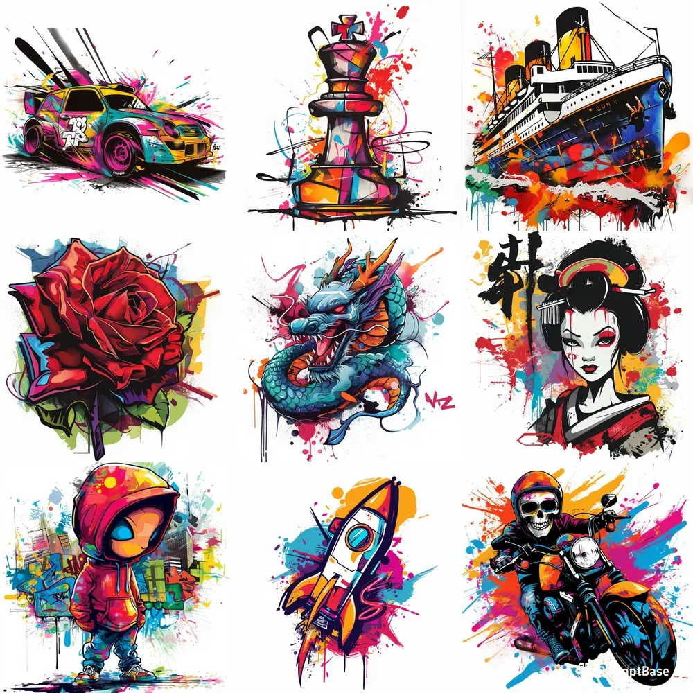 Urban Graffiti Style Logos Midjourney Prompt | PromptBase