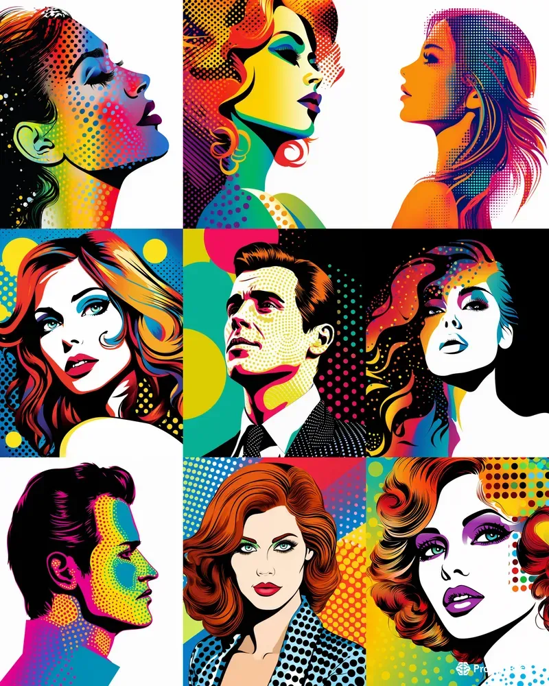 Bright Colors Pop Art Style Midjourney Prompt | PromptBase