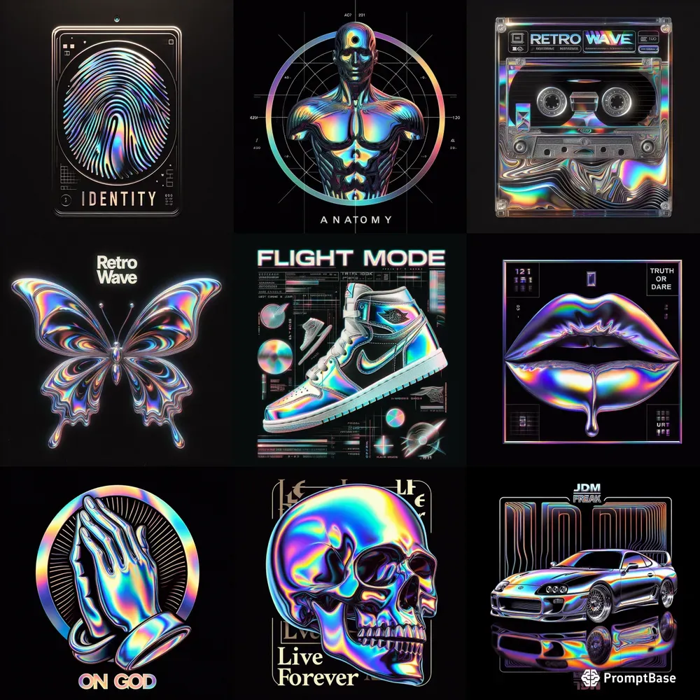 Y2k Tshirt Album Cover Designs DALL·E Prompt | PromptBase