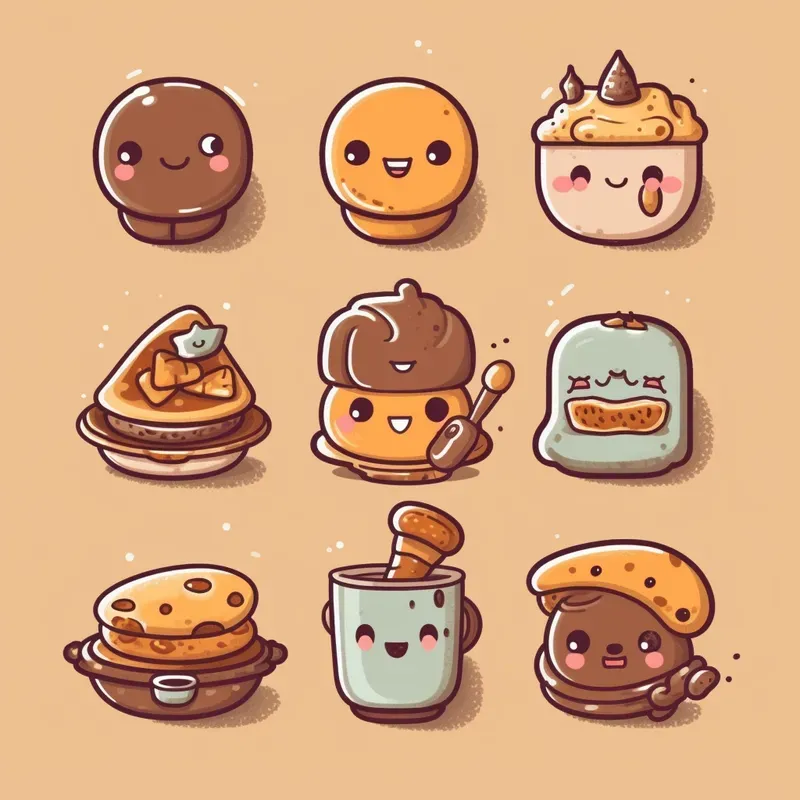 Perfect Cute Website Icons Midjourney Prompt | PromptBase