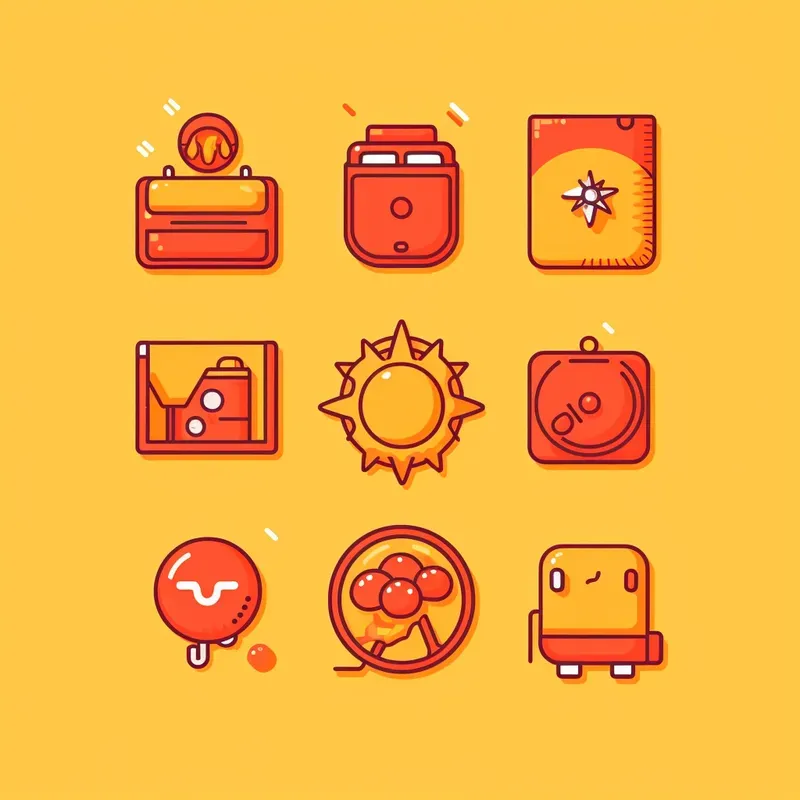 Perfect Cute Website Icons Midjourney Prompt | PromptBase