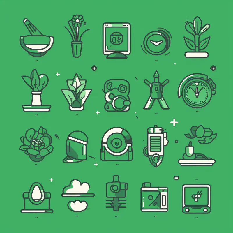 Perfect Cute Website Icons Midjourney Prompt | PromptBase