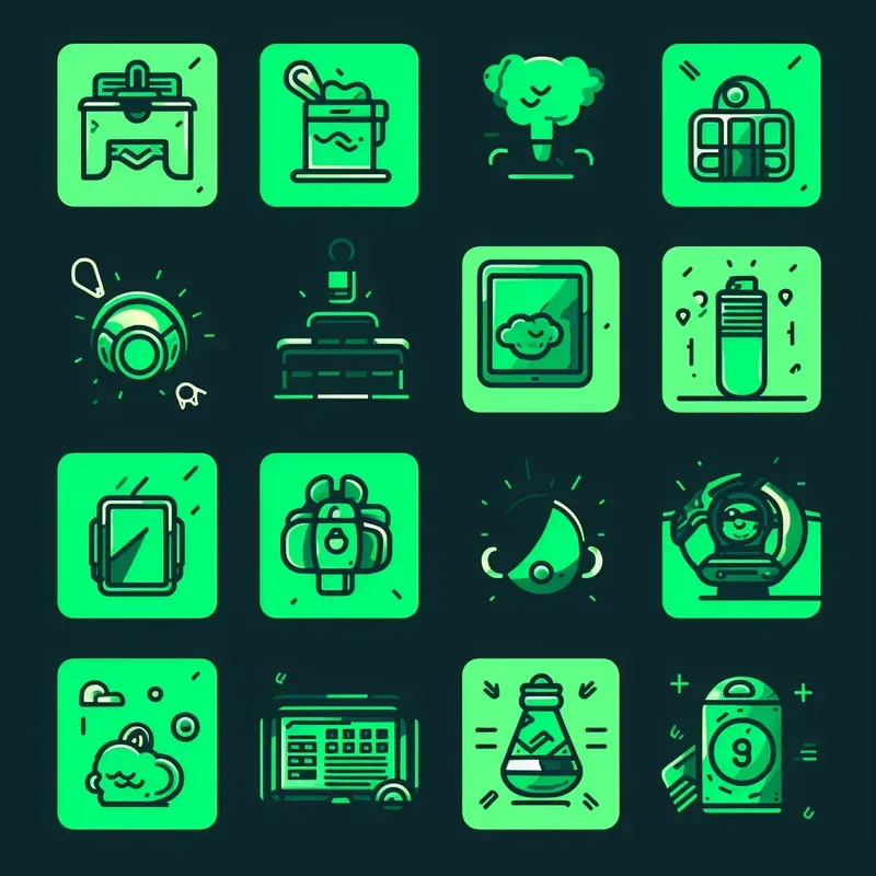 Perfect Cute Website Icons Midjourney Prompt | PromptBase