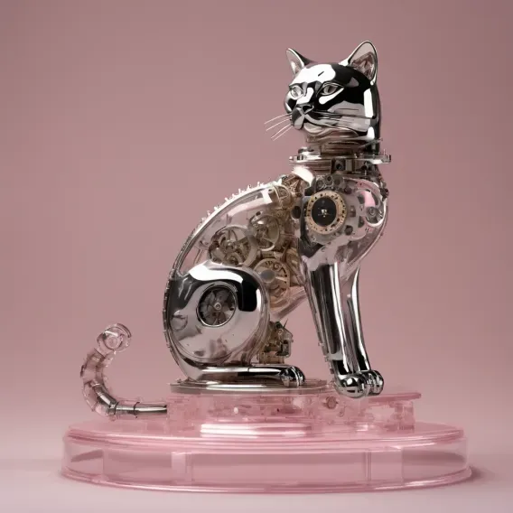 Clockwork Glass Statuettes Stable Diffusion Prompt | PromptBase