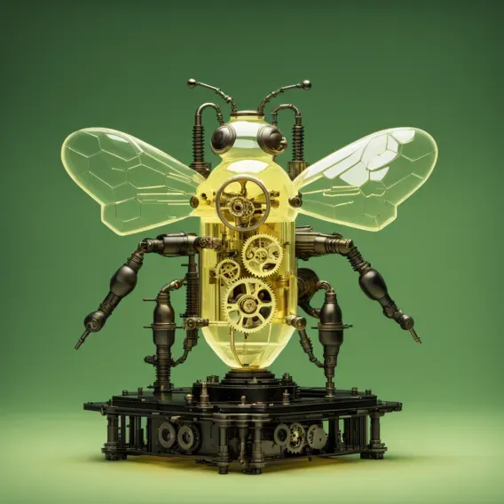 Clockwork Glass Statuettes Stable Diffusion Prompt | PromptBase