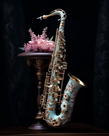 Elegant Rococo Instruments Midjourney Prompt | PromptBase