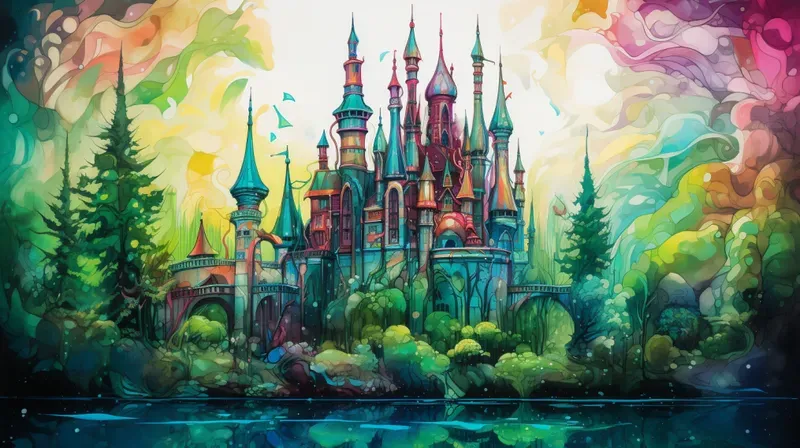 Ink Art Monumental Artworks Midjourney Prompt | PromptBase