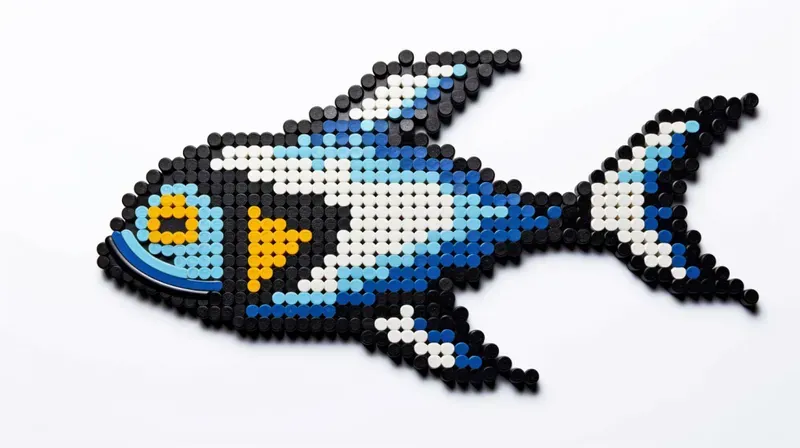 Perler Bead 2D Patterns Midjourney Prompt | PromptBase