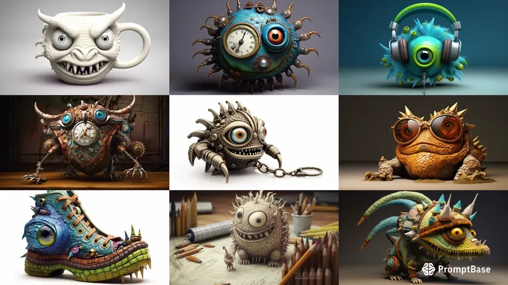 Everyday Monstrosities Midjourney Prompt | PromptBase