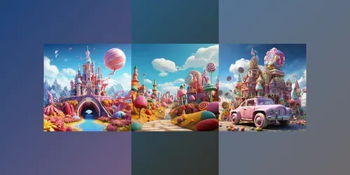 Candy Landscape Stable Diffusion Prompt | PromptBase