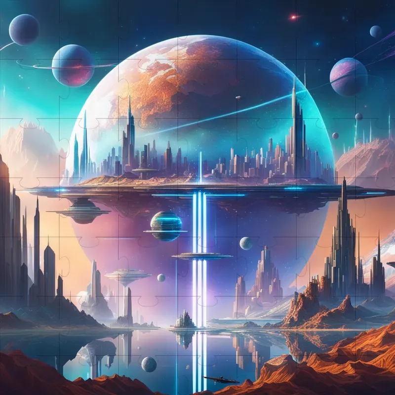 Sci-fi Landscapes Stable Diffusion Prompt | PromptBase