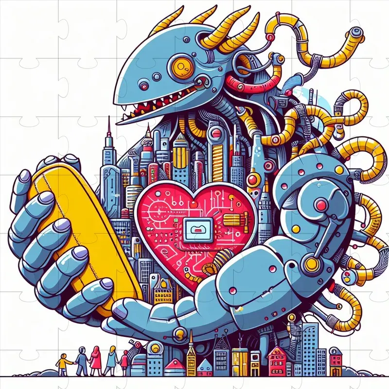 Love Machines DALL·E Prompt | PromptBase