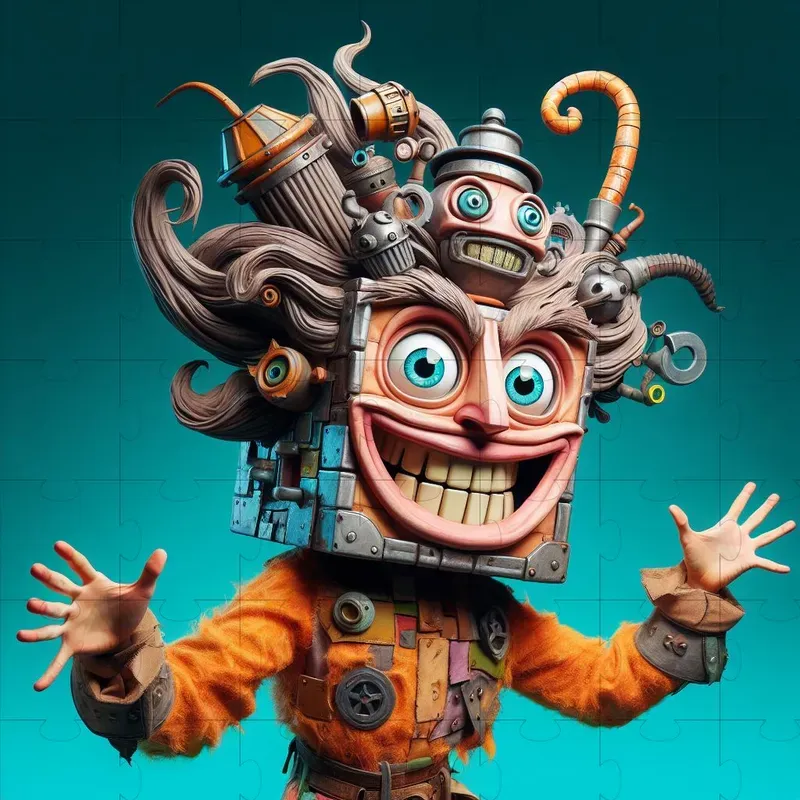 Zany Cartoon Characters DALL·E Prompt | PromptBase