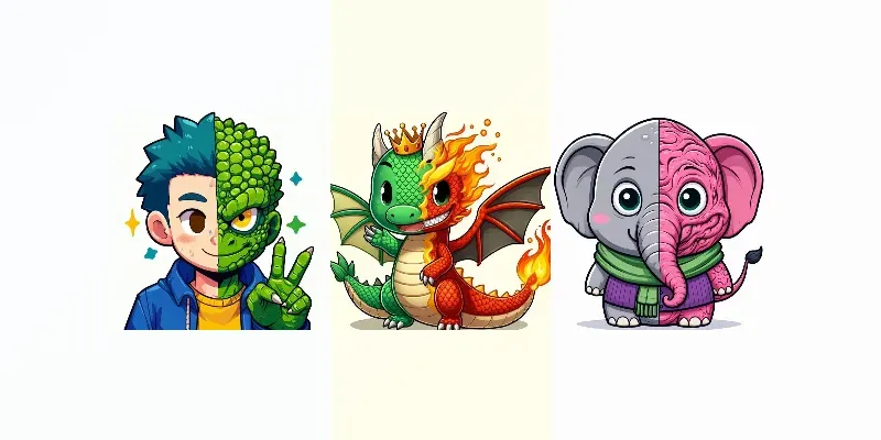 Cartoon Transformed Characters DALL·E Prompt | PromptBase