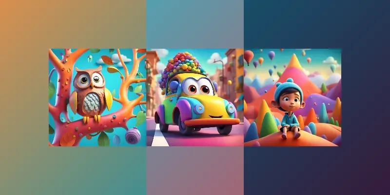 Pixar Style 3d Characters Generator App | PromptBase