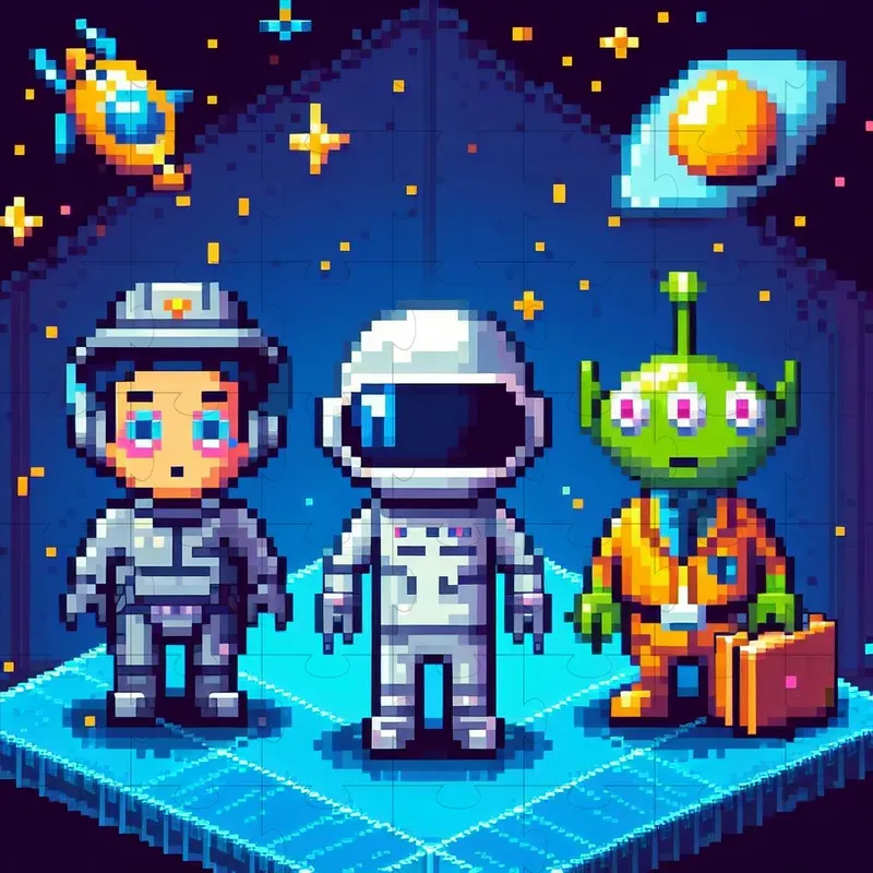 8 Bit NFT Pixelverses DALL·E Prompt | PromptBase