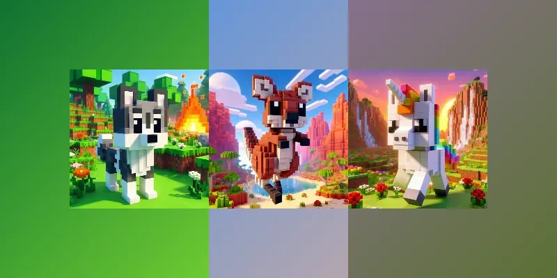 Minecraft Blocky Characters DALL·E Prompt | PromptBase