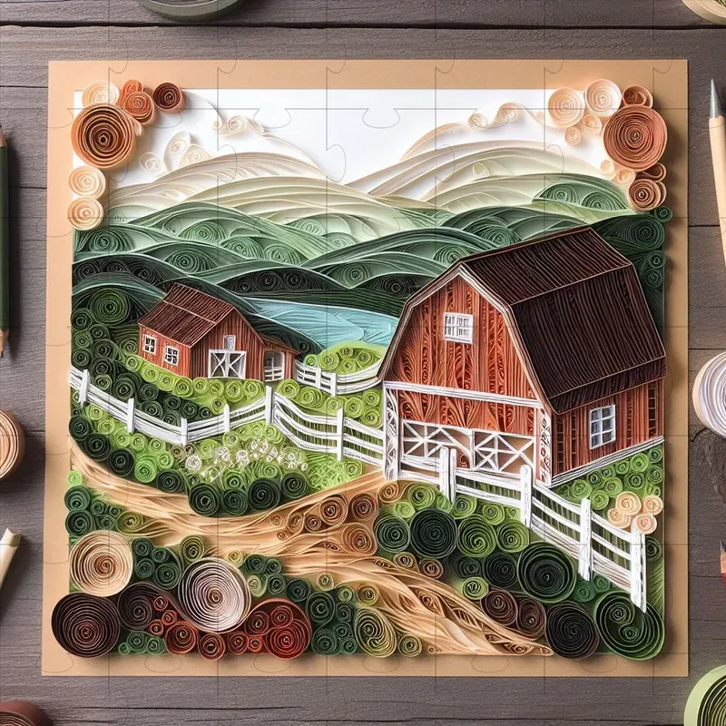 Paper Quilled Wonders DALL·E Prompt | PromptBase