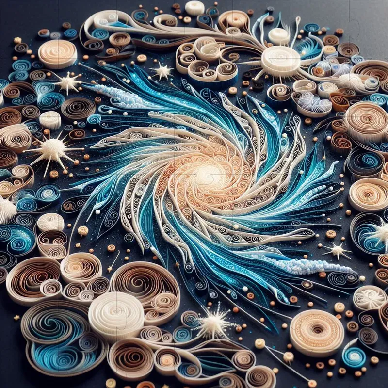 Paper Quilled Wonders DALL·E Prompt | PromptBase