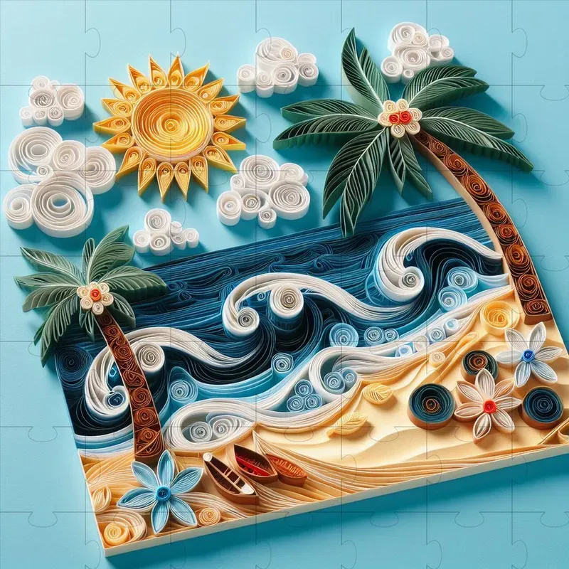 Paper Quilled Wonders DALL·E Prompt | PromptBase