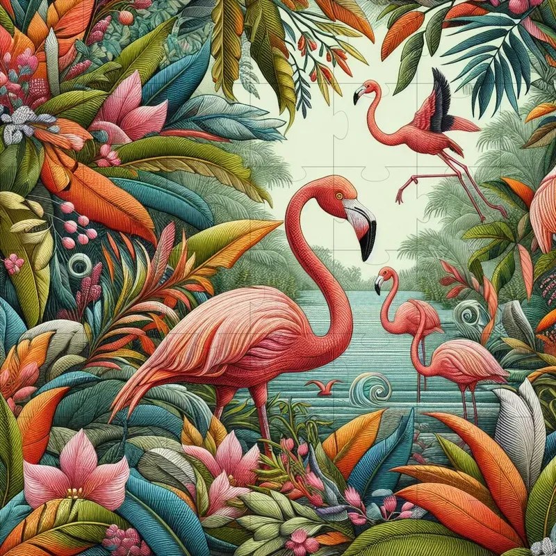 Tropical Paradise Fabric Patterns DALL·E Prompt | PromptBase